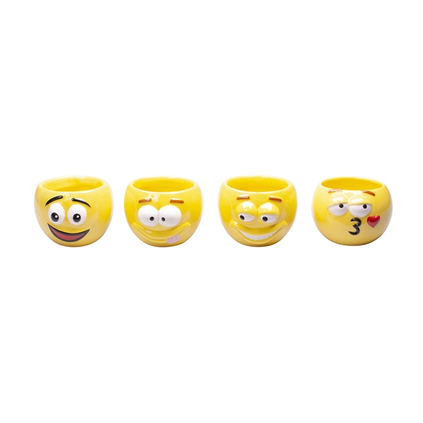 L 1008 Funny Face pot without plants 6 cm (1008) - FloraXchange